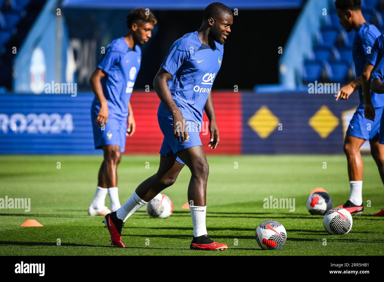 Dayot UPAMECANO of France during the training of the French team ahead ...