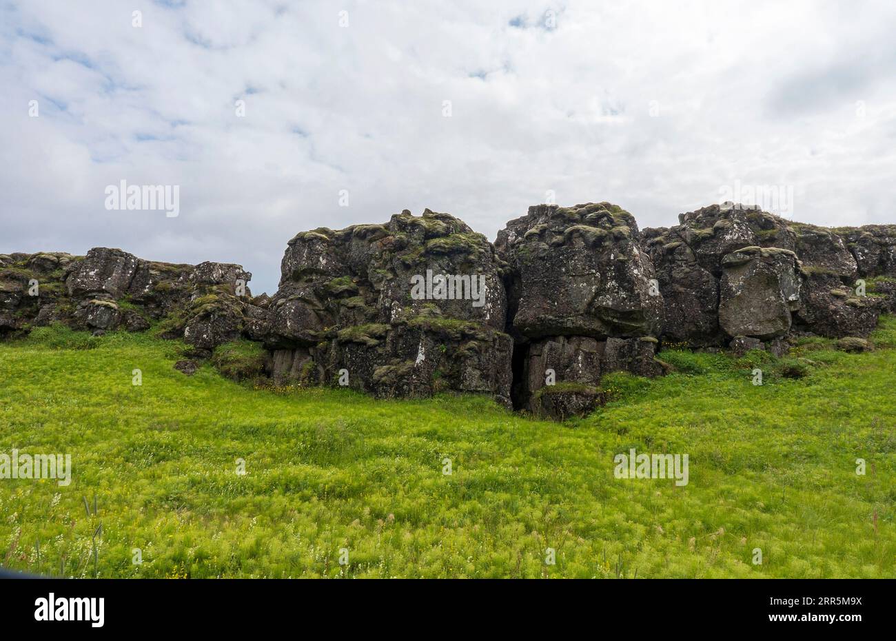 Þingvellir (Thingvellir), a historic site and national park in Iceland ...