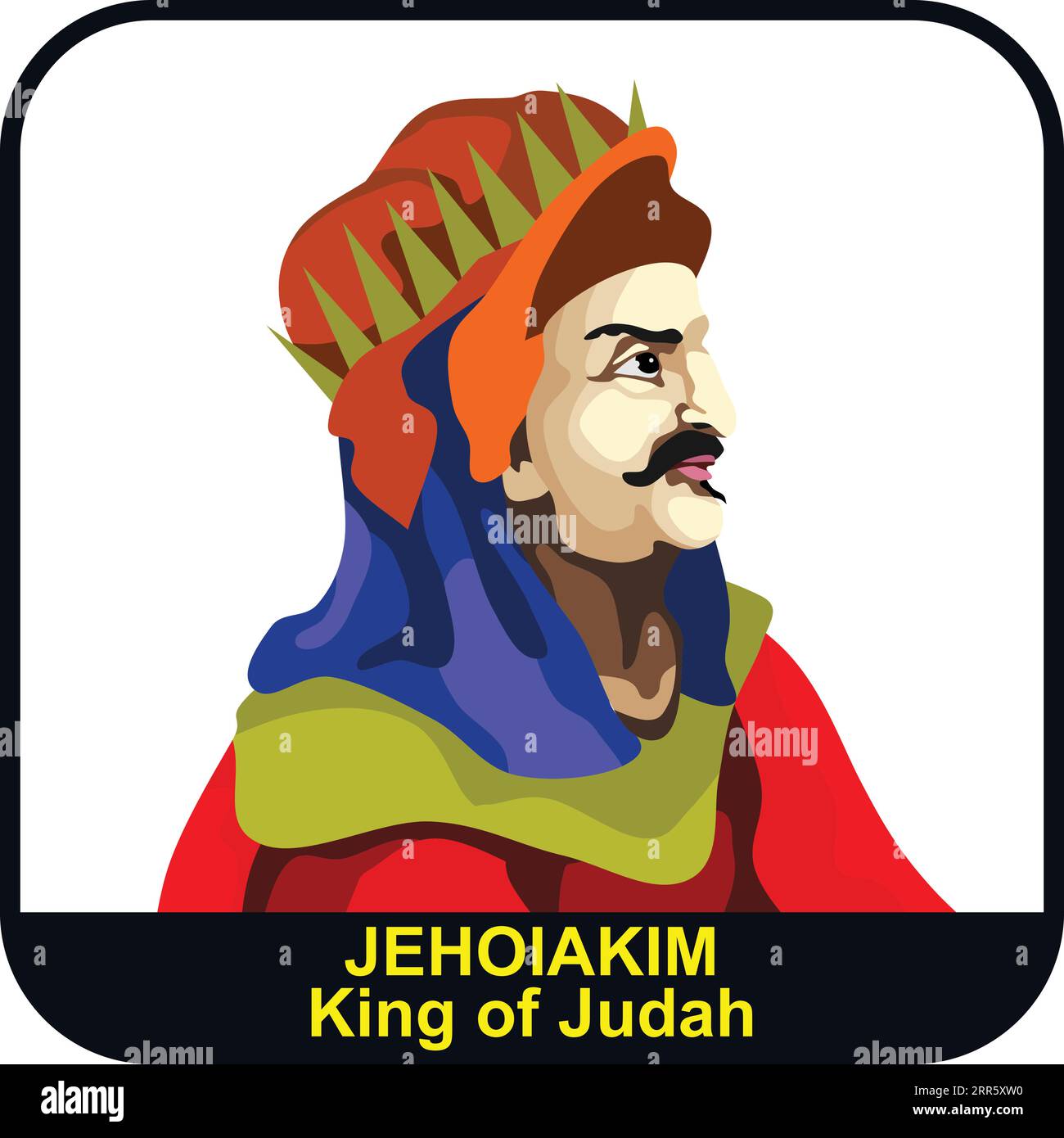 King jehoiakim Stock Vector Images - Alamy