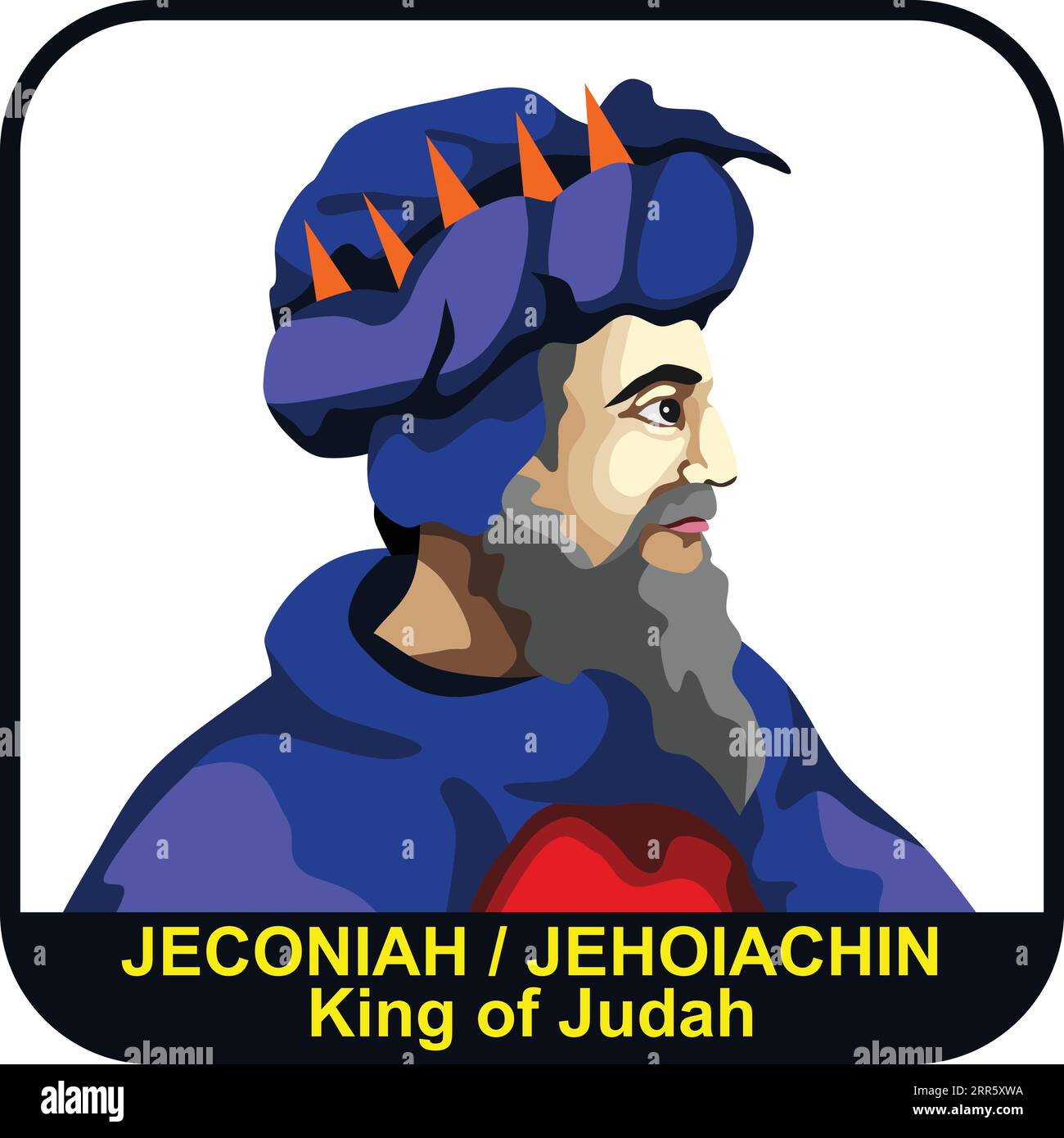 King jehoiachin Stock Vector Images - Alamy