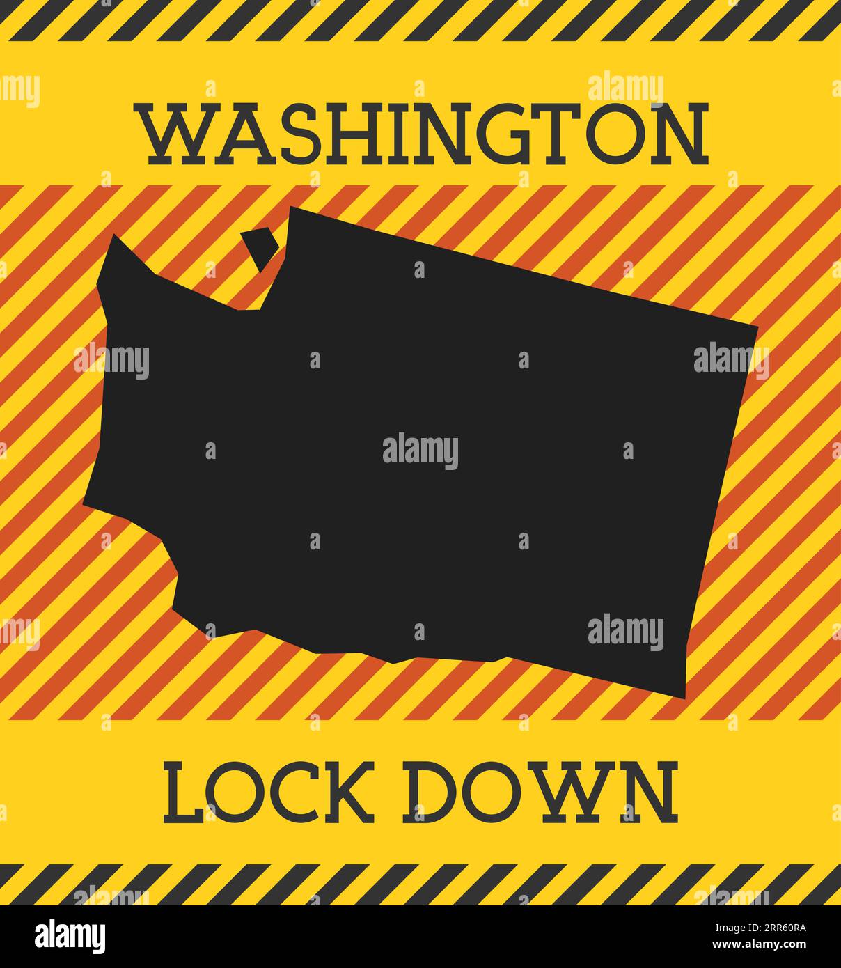 Washington state closed Stock Vector Images - Alamy