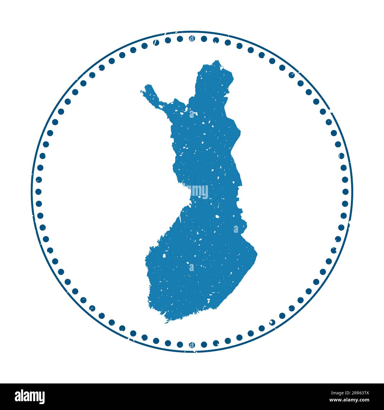 Finland sticker. Travel rubber stamp with map of the country, vector ...