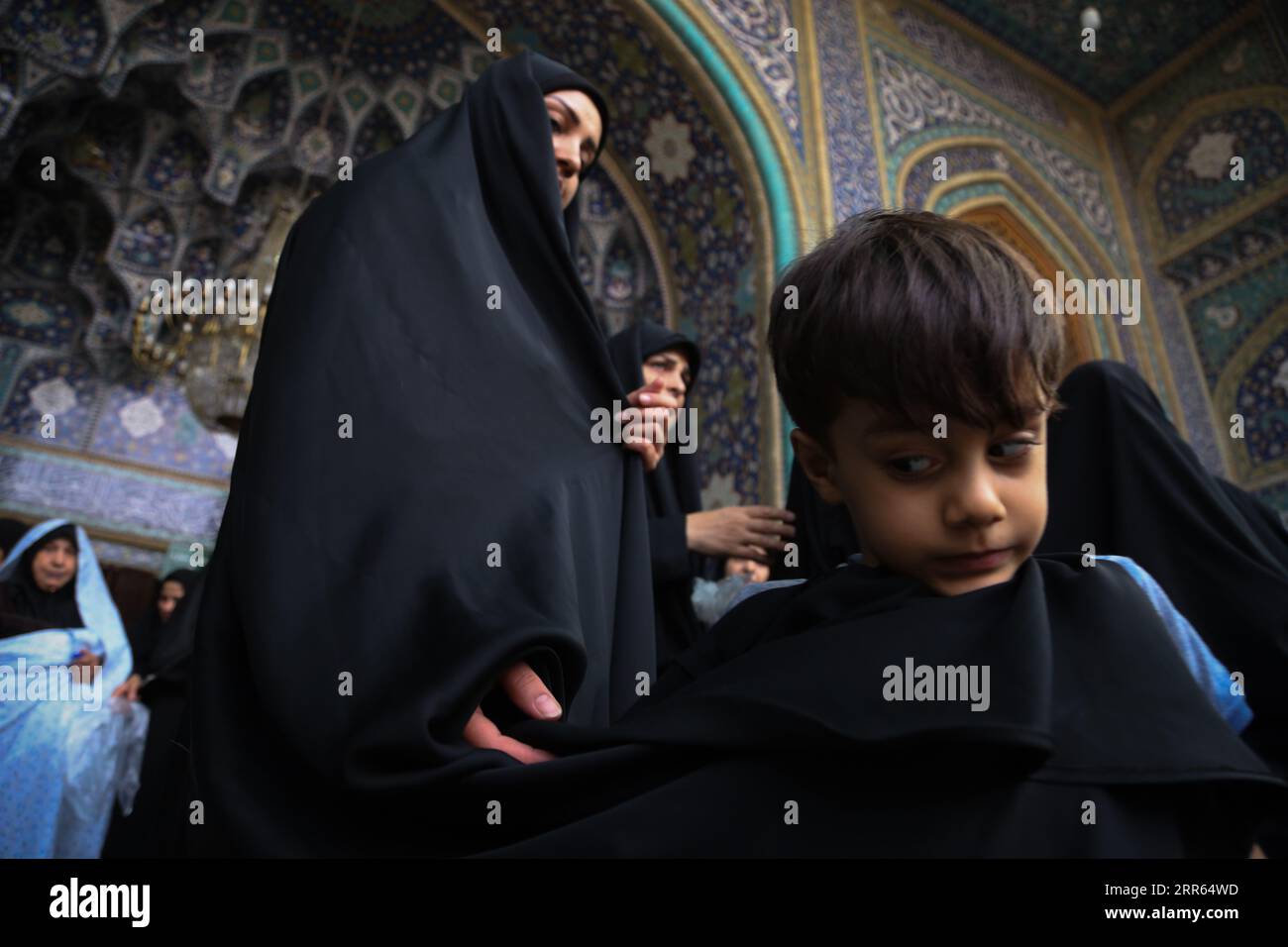 Shahr-e-Ray, Tehran, Iran. 6th Sep, 2023. An Iranian veiled woman with ...
