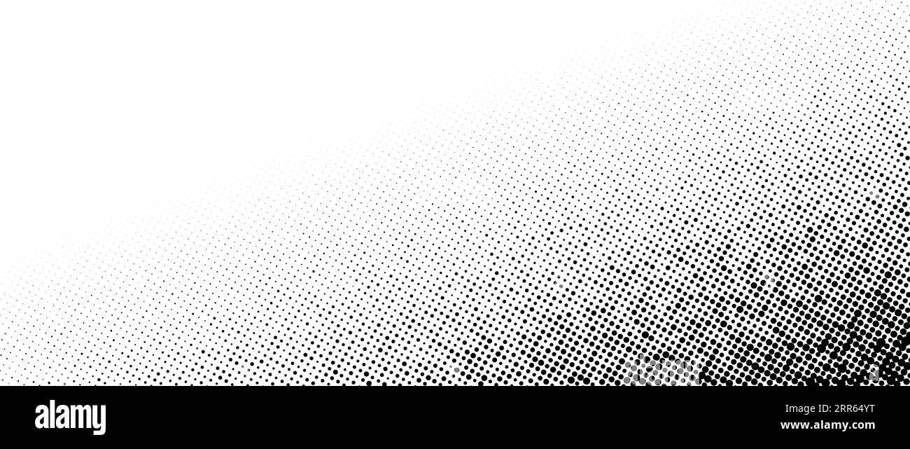 Corner halftone texture. Dotted angle gradient background. Abstract ...