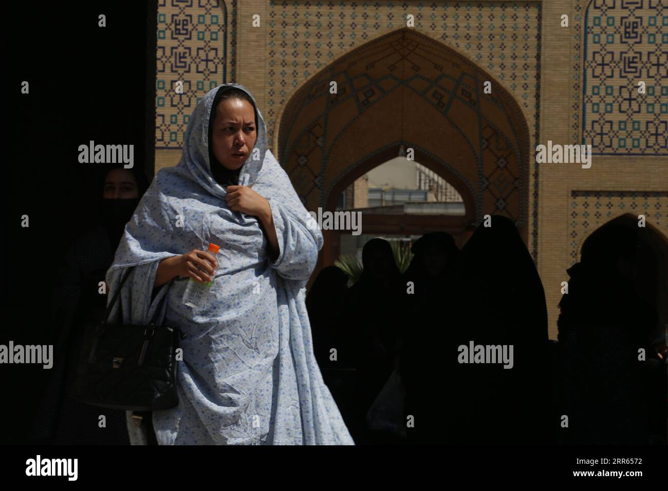 Shahr-e-Ray, Tehran, Iran. 6th Sep, 2023. Iranian veiled women walk ...