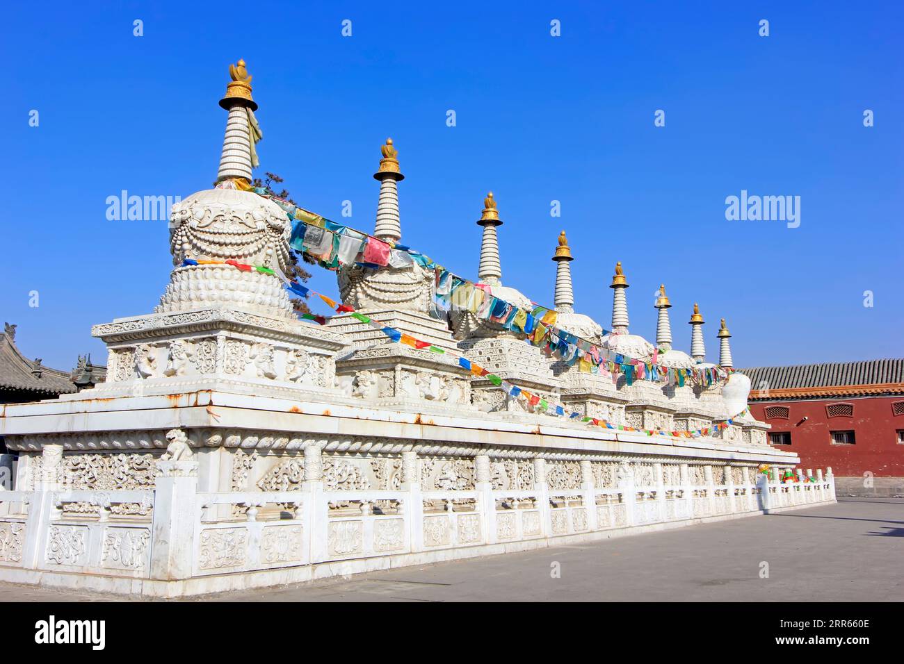 Hohhot City - February 6: Dazhao Lamasery Building scenery, on February ...