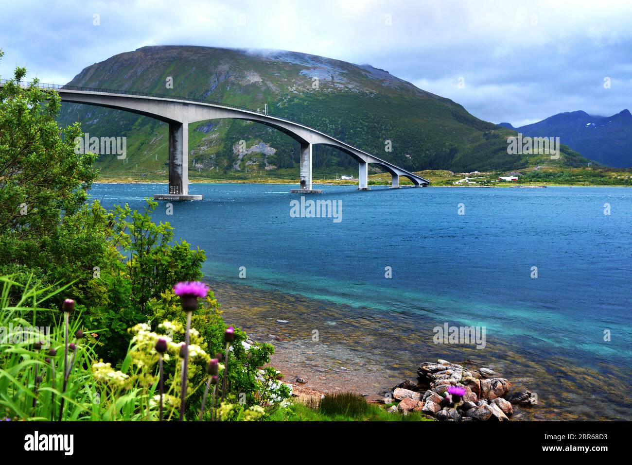 Lofoten Island Bridges Stock Photo - Alamy