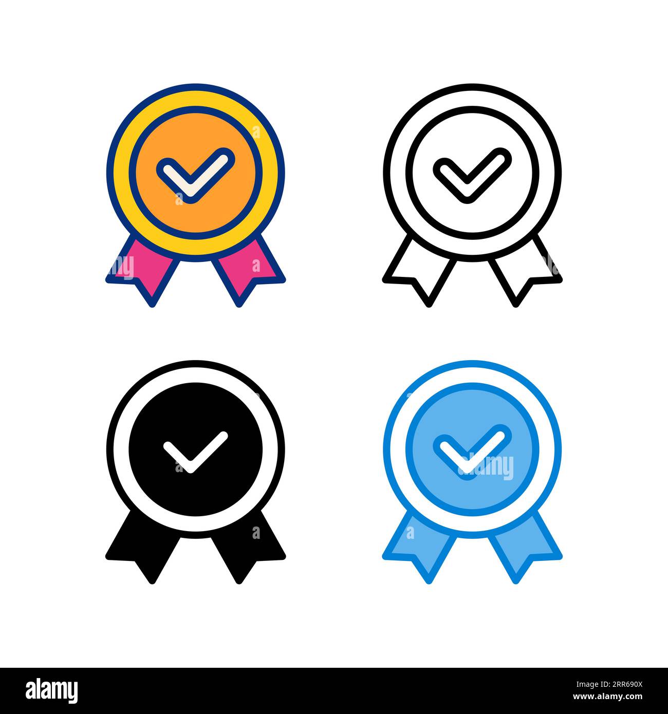 Badge glyph icon in Cut Out Stock Images & Pictures - Alamy
