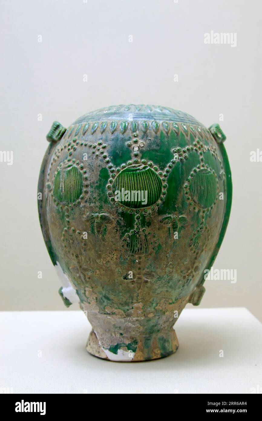 ancient Chinese pottery, closeup of photo Stock Photo - Alamy