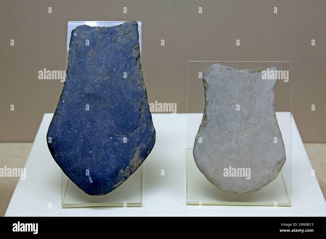 ancient Chinese stone tools, closeup of photo Stock Photo - Alamy