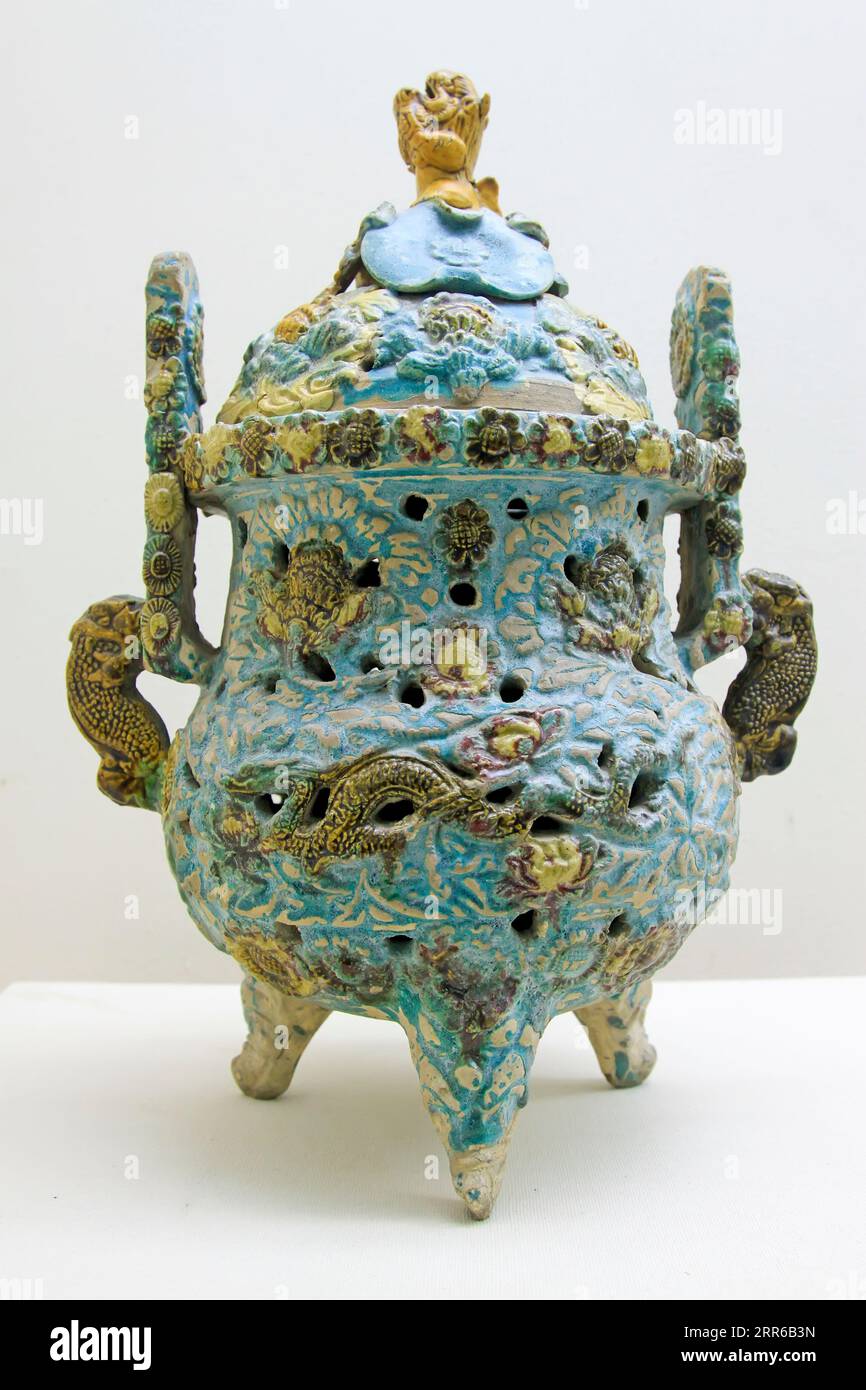 ancient Chinese fuming furnace, closeup of photo Stock Photo - Alamy