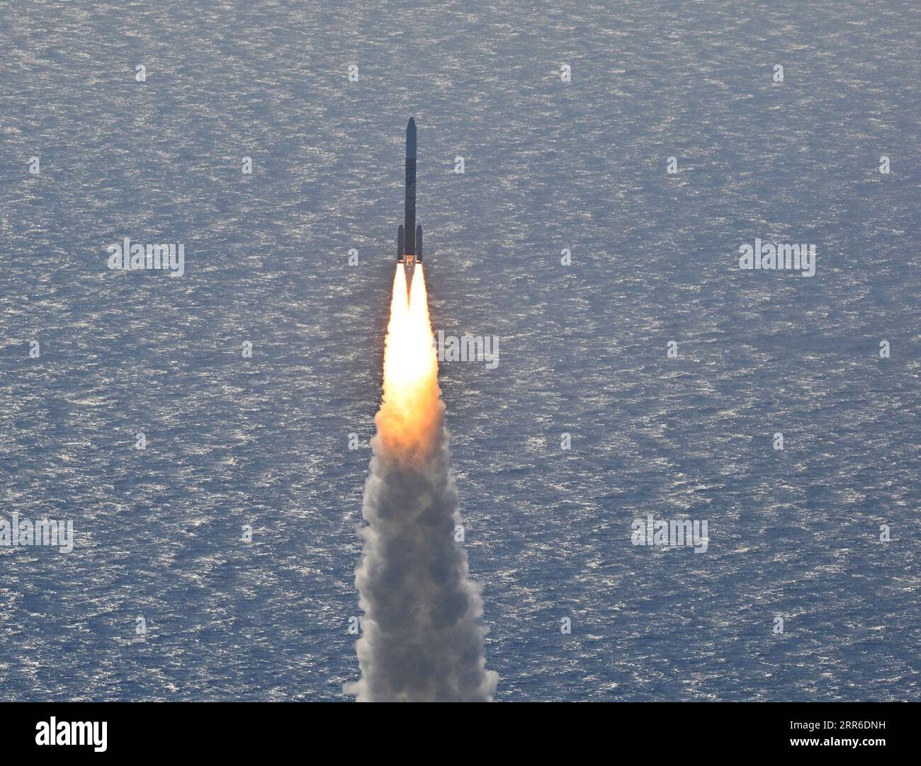 The H-2A rocket launches at Tanagashima Space Center in Minamitane Town ...