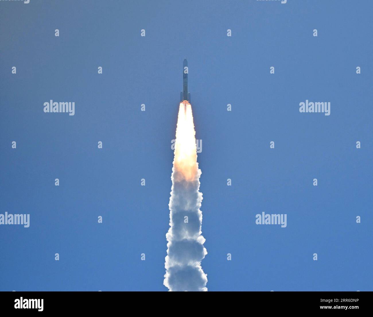 The H-2A rocket launches at Tanagashima Space Center in Minamitane Town ...