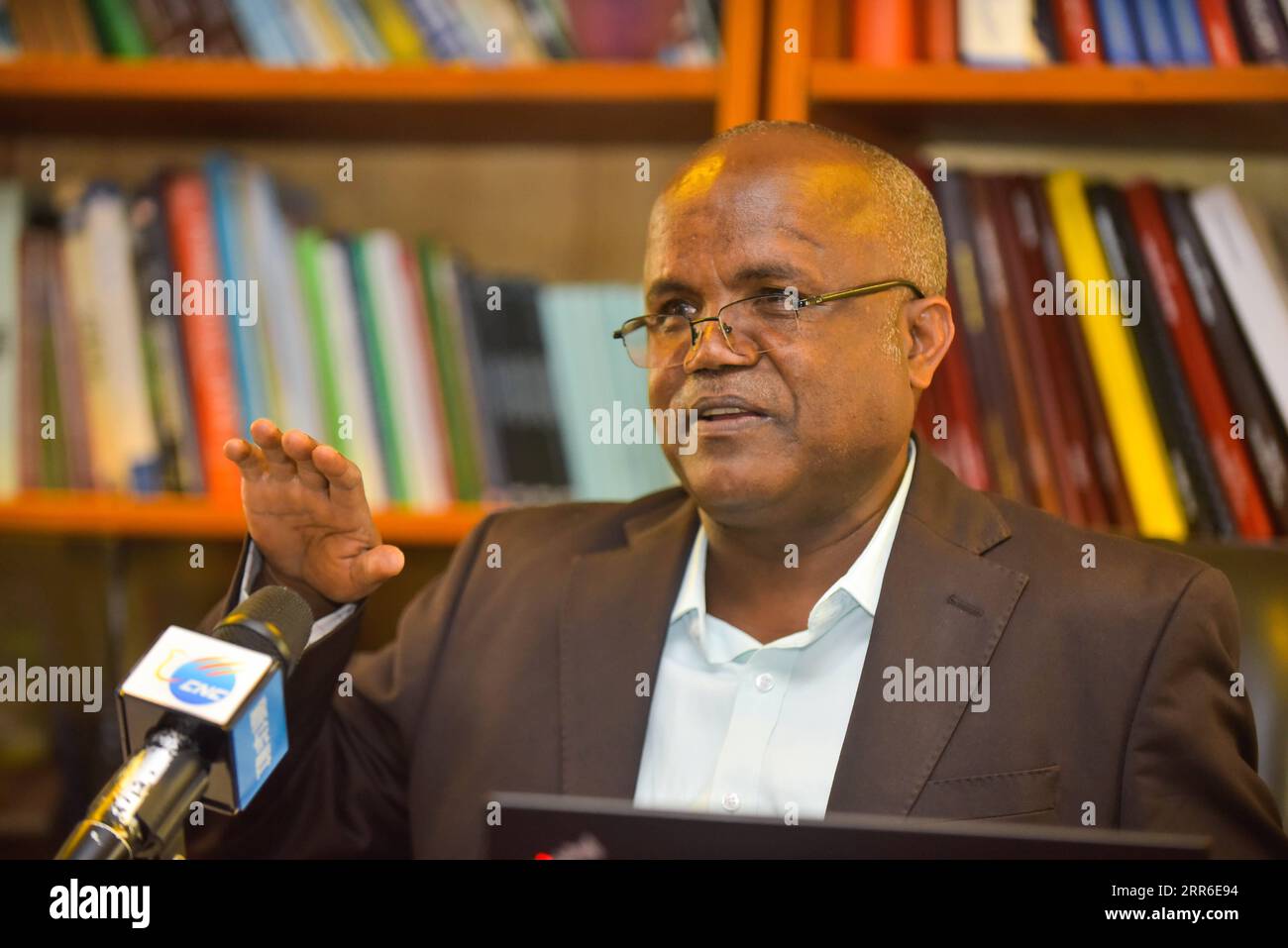 210209 -- ADDIS ABABA, Feb. 9, 2021 -- Eyale Bayable Tegegne, professor ...