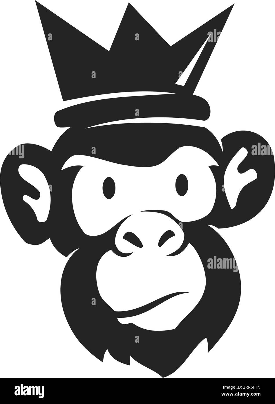 Monkey Logo template Isolated. Brand Identity. Icon Abstract Vector ...