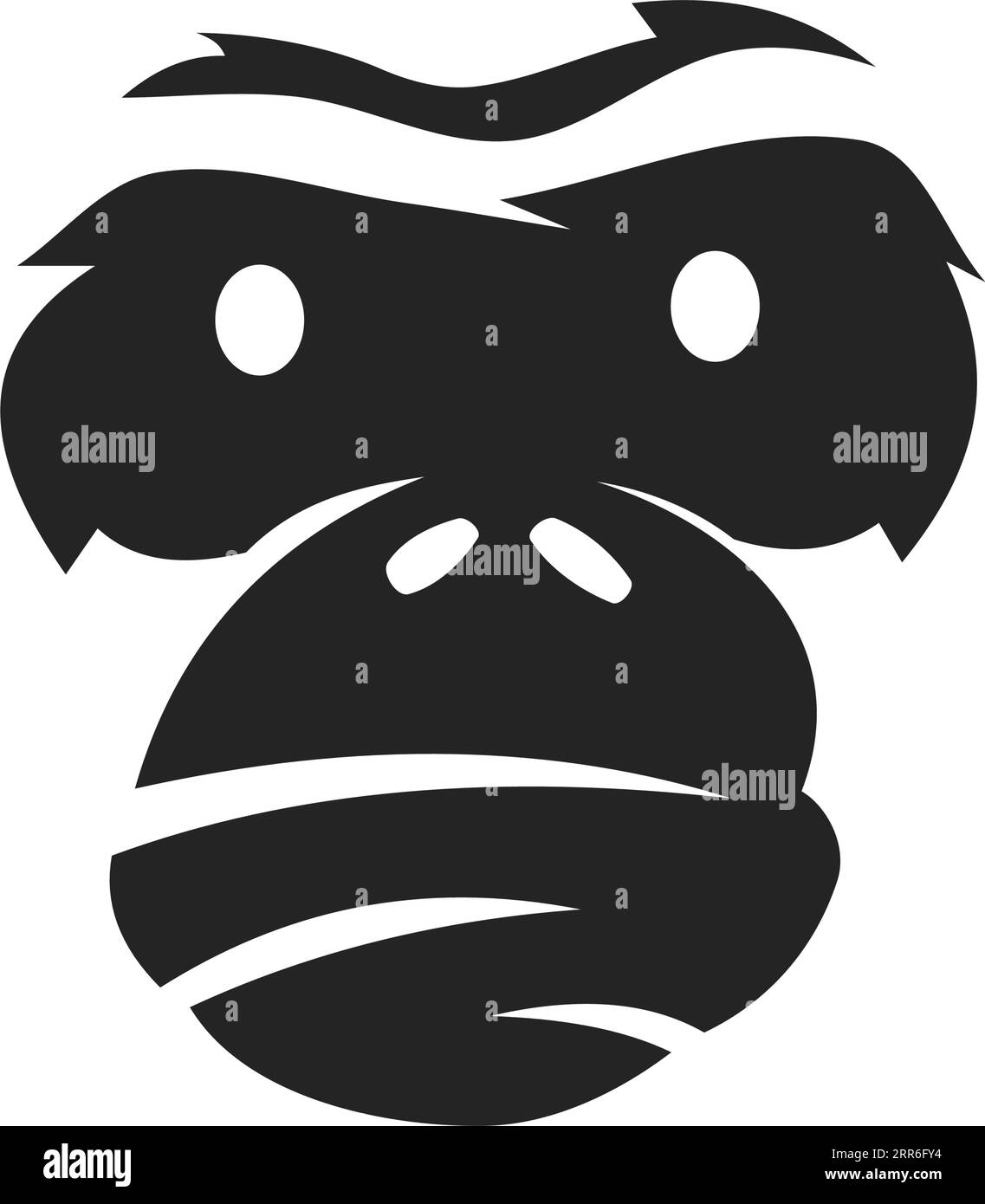 Monkey Logo template Isolated. Brand Identity. Icon Abstract Vector ...