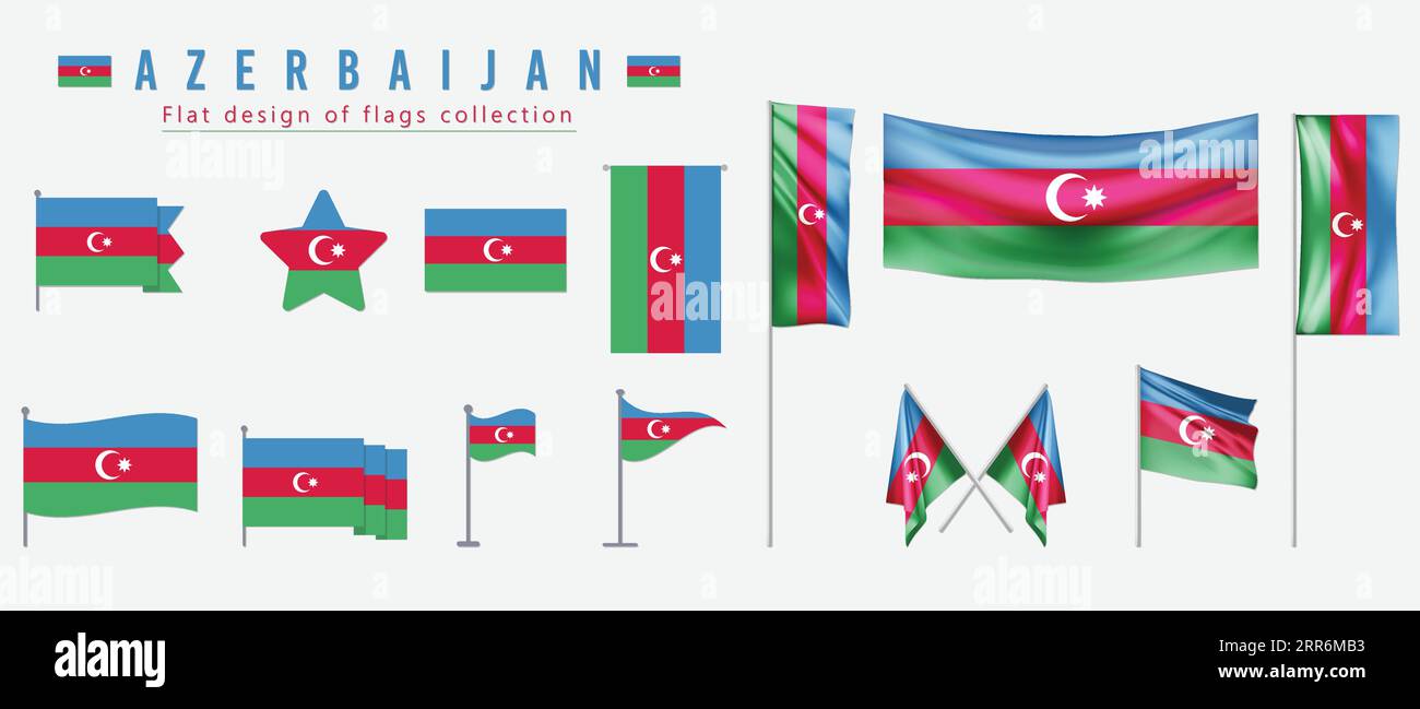 America azerbaijan flags Stock Vector Images - Alamy