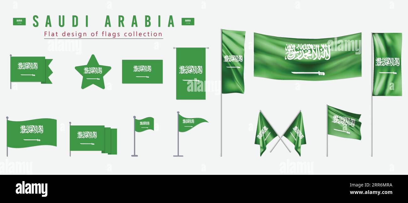 Saudi arabia costa rica flag hi-res stock photography and images - Alamy