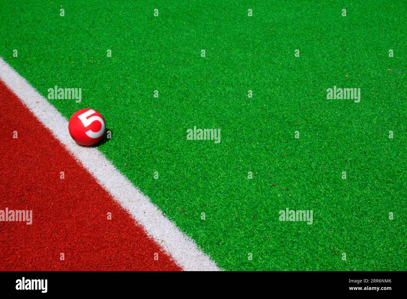 Chinese gate ball in color plastic playground, closeup of photo Stock ...