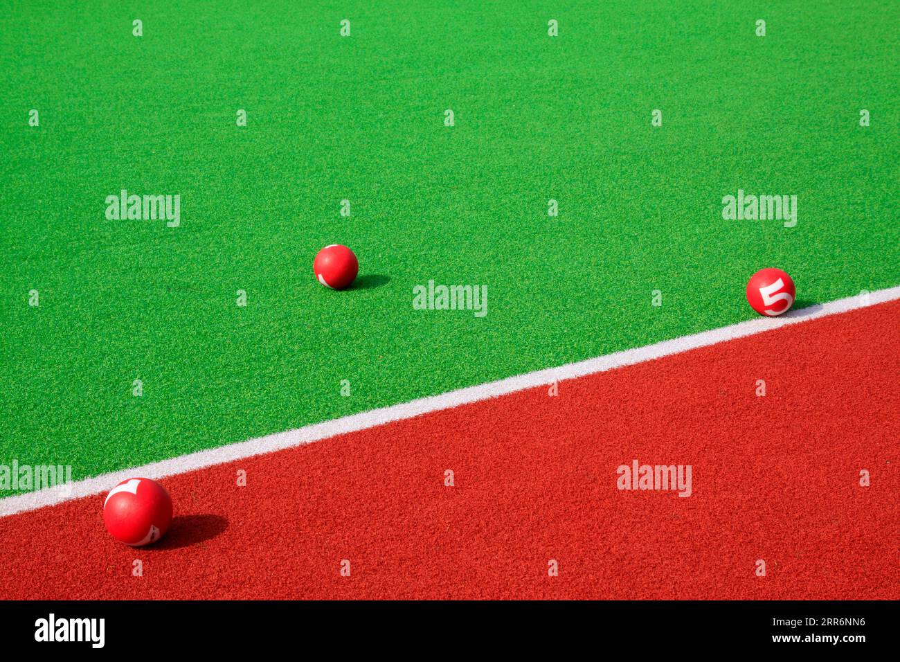 Chinese gate ball in color plastic playground, closeup of photo Stock ...