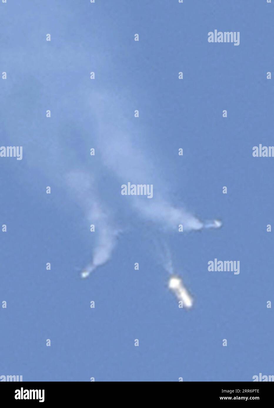 Adapter rockets are separated from the H-2A rocket after launching at ...