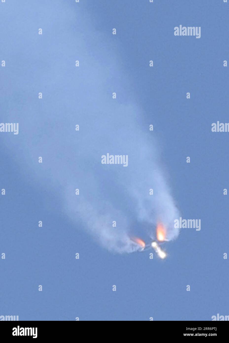 Adapter rockets are separated from the H-2A rocket after launching at ...