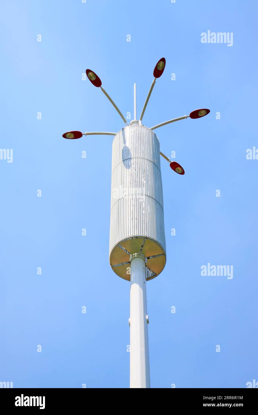Street lights under blue hi-res stock photography and images - Alamy