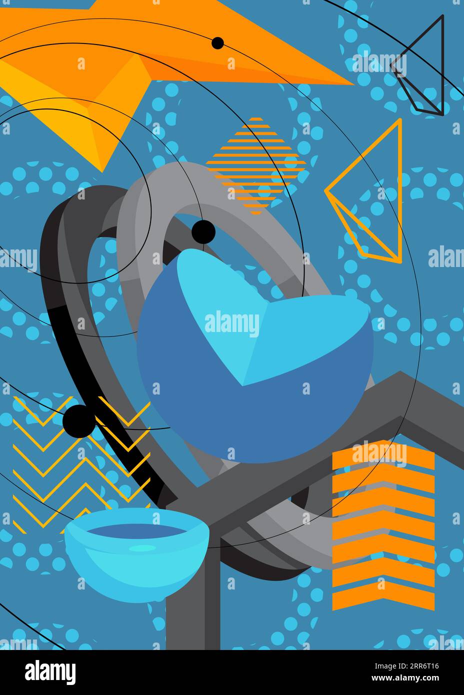 Blue yellow trendy color Stock Vector Images - Alamy