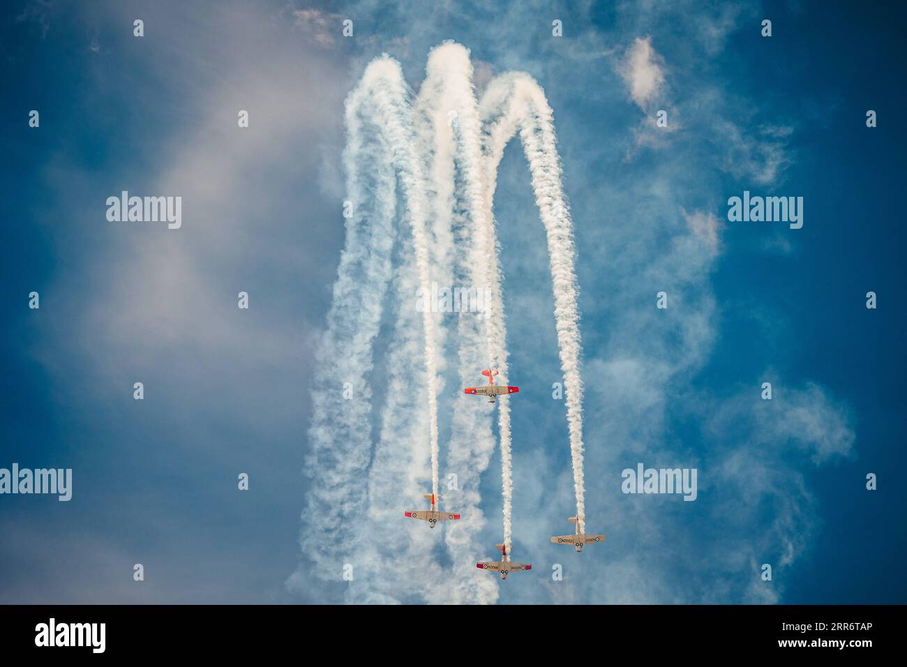 210227 -- WELLINGTON, Feb. 27, 2021 -- Airplanes perform during the ...