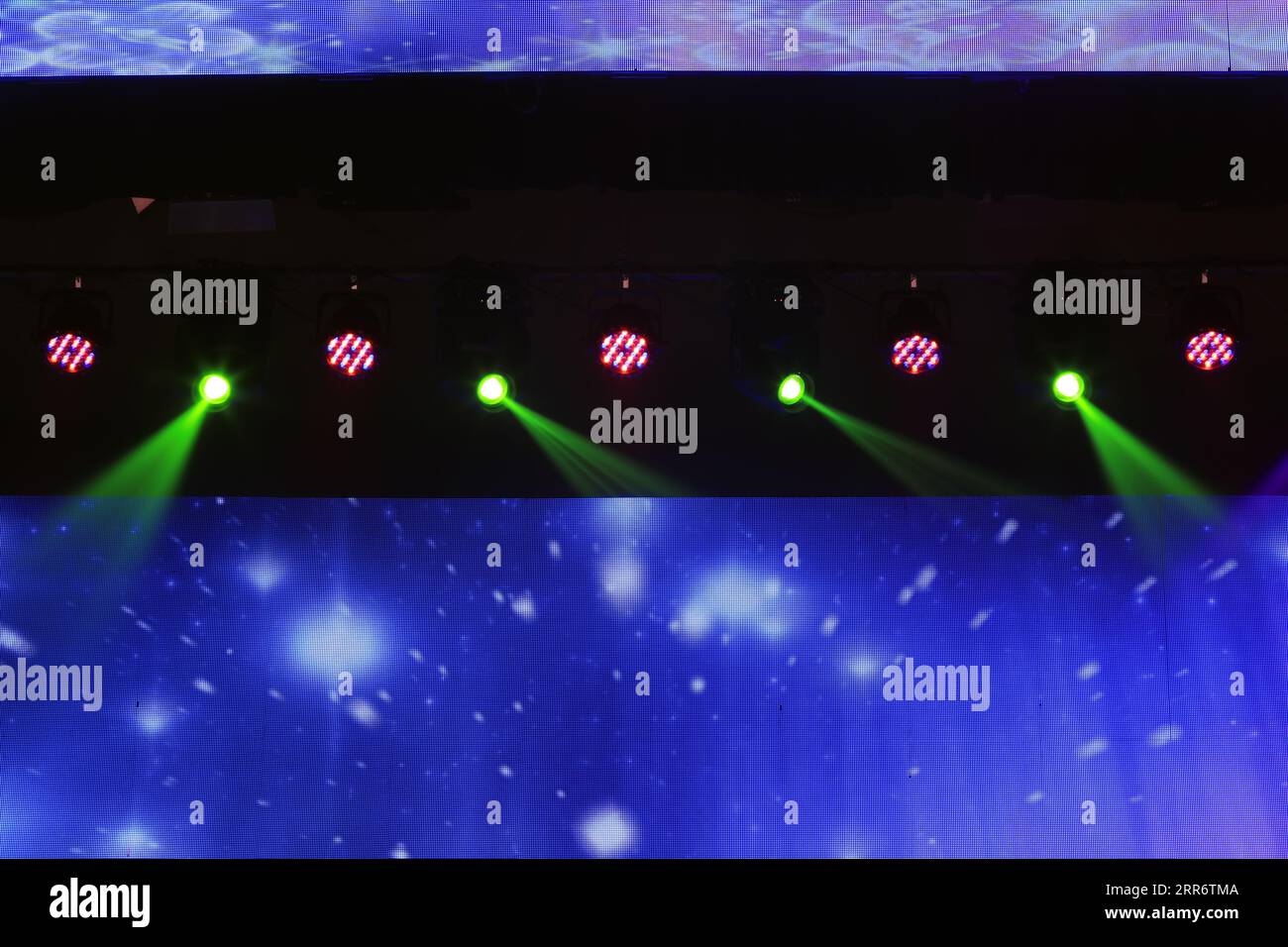 Stage lighting effect Stock Photo - Alamy