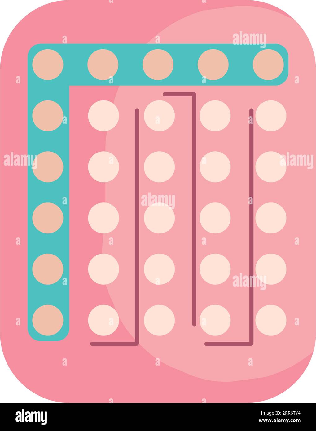 Contraceptive pills woman Stock Vector Images - Alamy