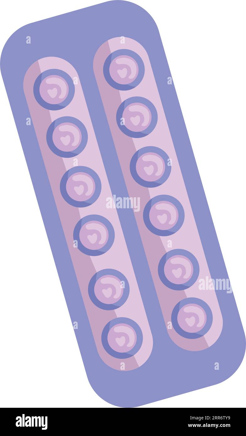 Contraceptive pill woman Stock Vector Images - Alamy