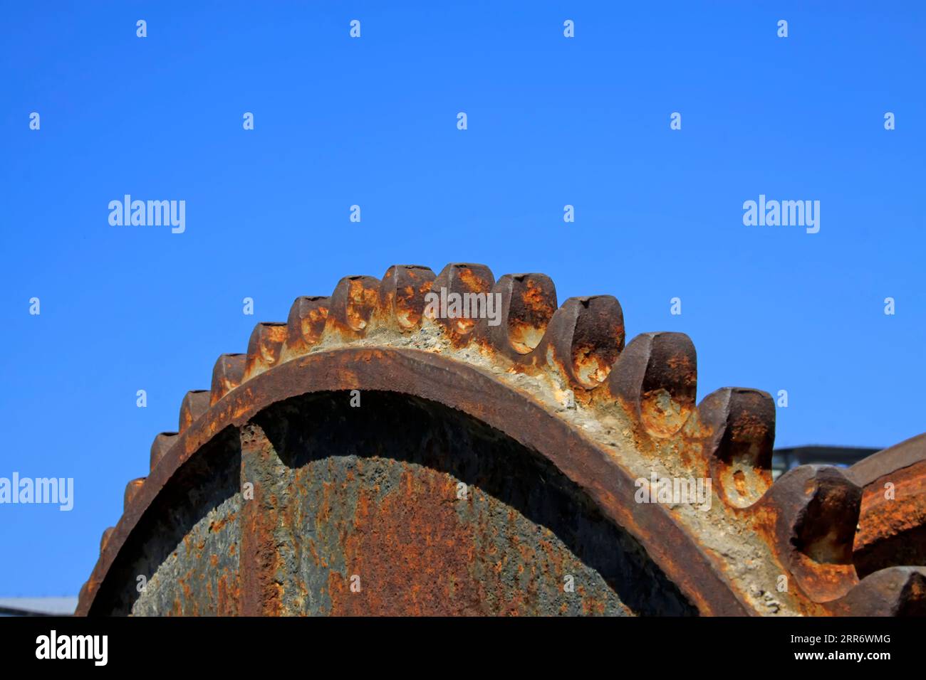 oxidation rust gear, closeup of photo Stock Photo - Alamy