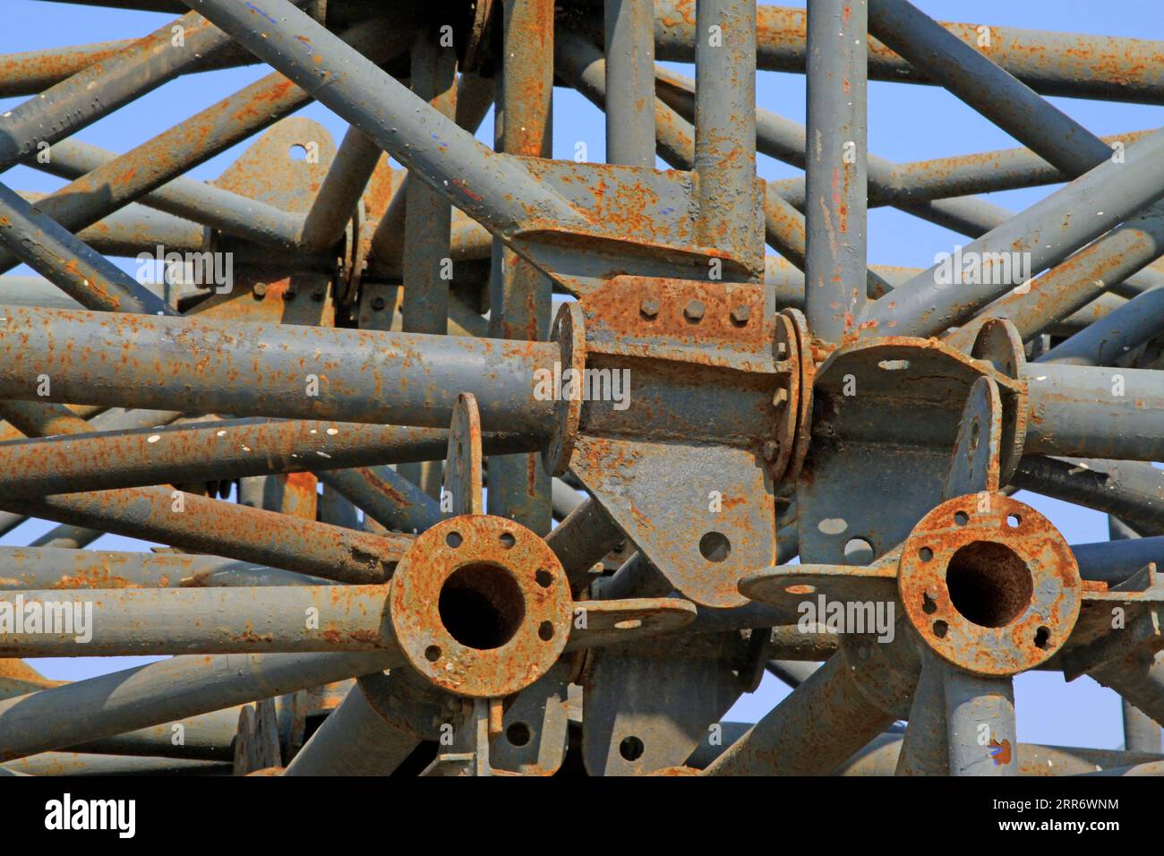 Steel framed structure hi-res stock photography and images - Alamy