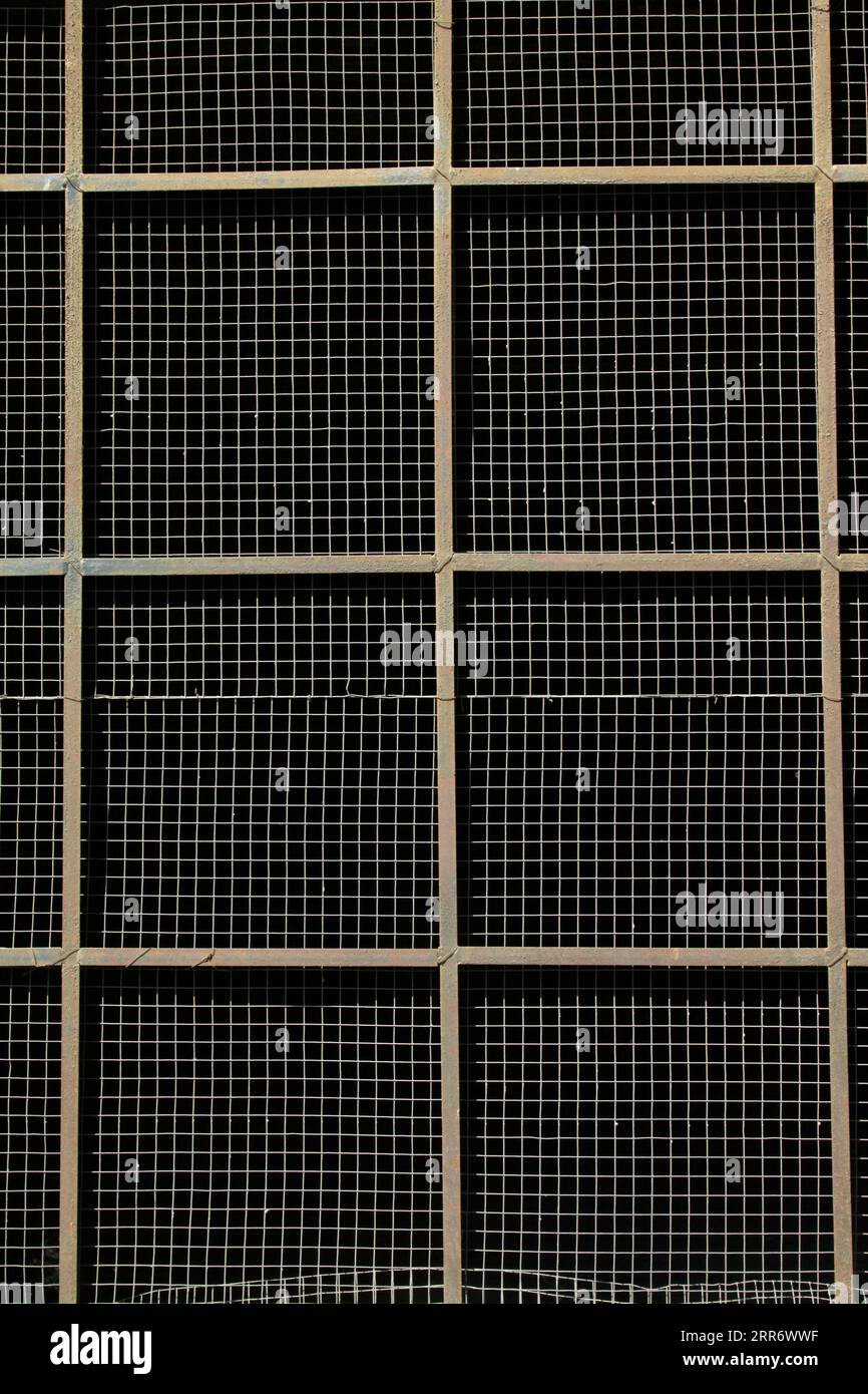 oxidation rust metal window, closeup of photo Stock Photo - Alamy