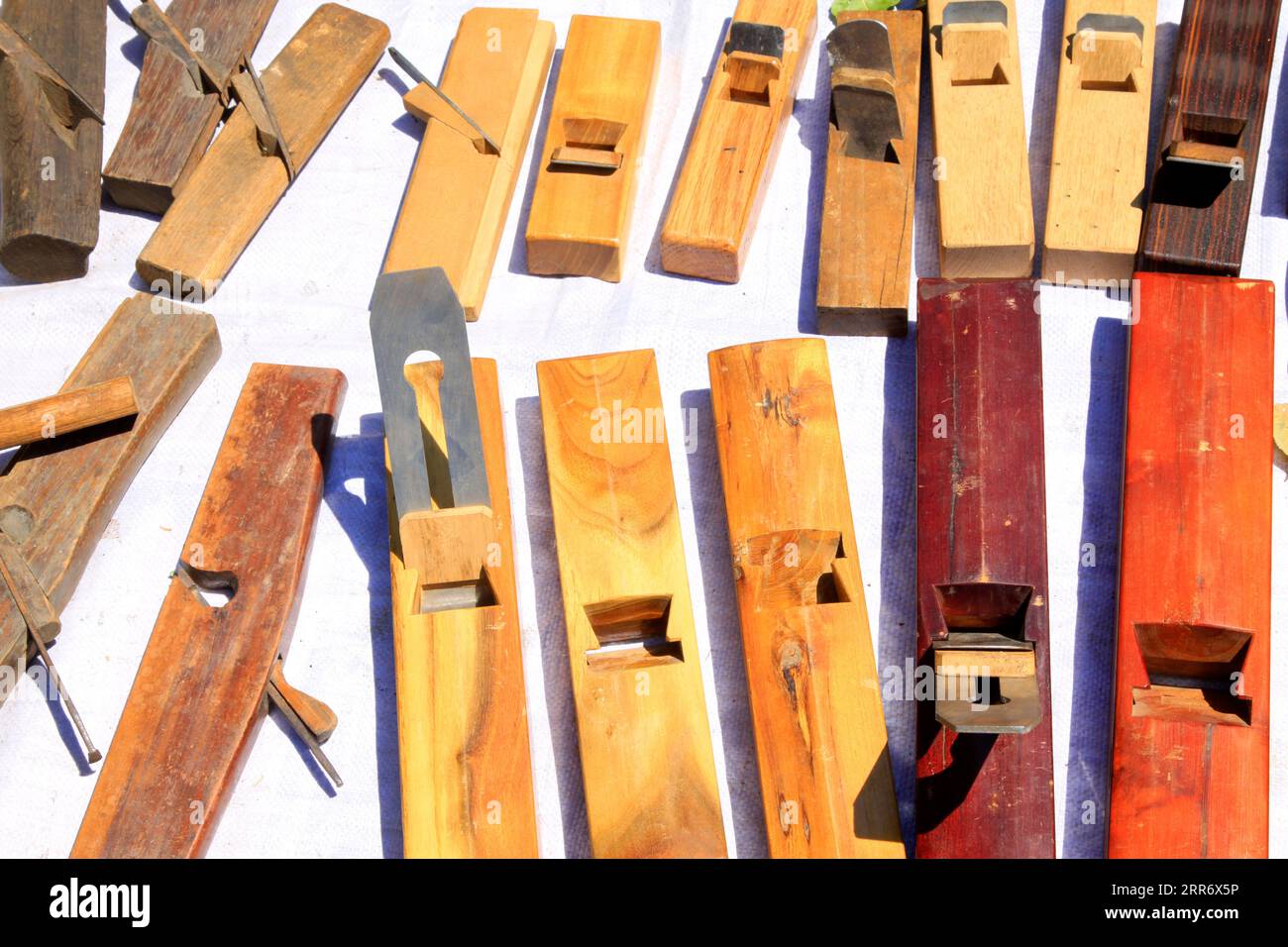China's traditional woodworking planer tool, closeup of photo Stock ...