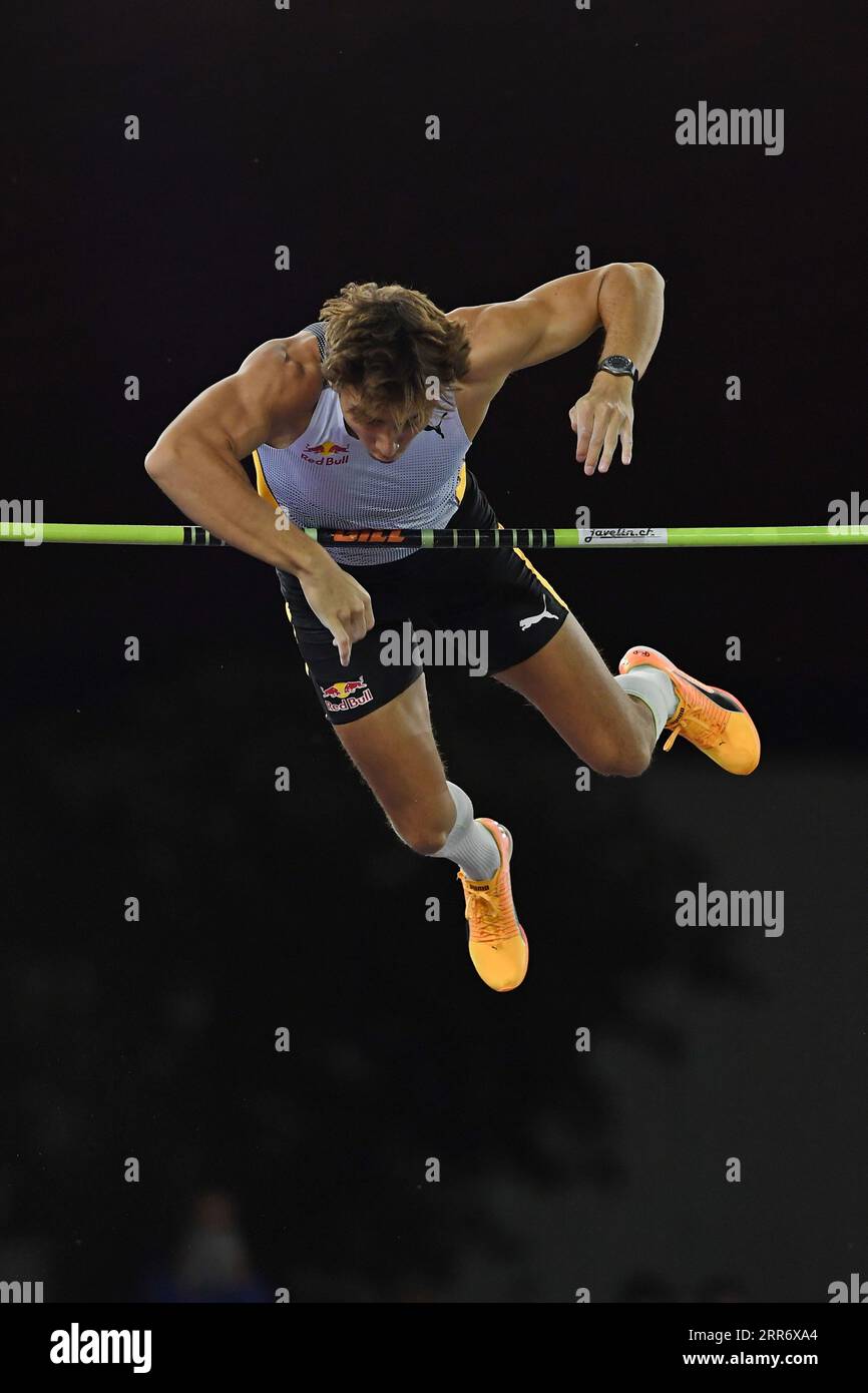 Mondo Duplantis aka Armand Duplantis (SWE) wins the pole vault at 19-8 ...