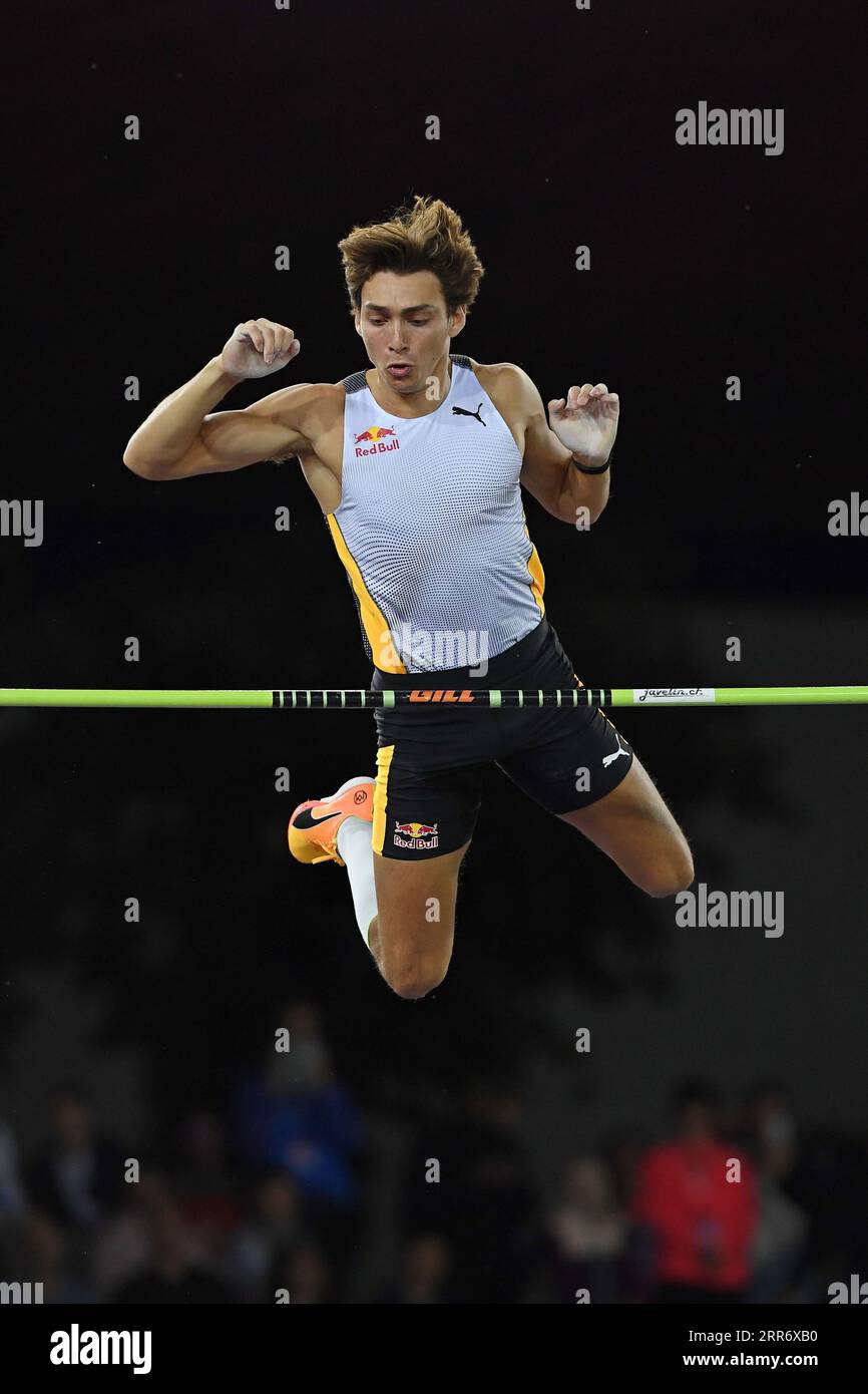 Mondo Duplantis aka Armand Duplantis (SWE) wins the pole vault at 19-8 ...