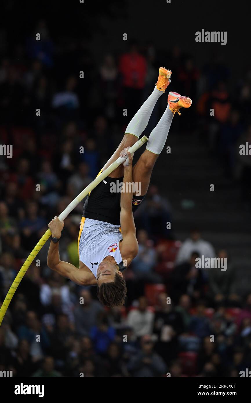Mondo Duplantis aka Armand Duplantis (SWE) wins the pole vault at 19-8 ...