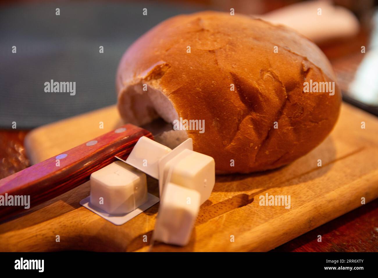 Complimentary Loaf of Bread given at the bar Stock Photo - Alamy