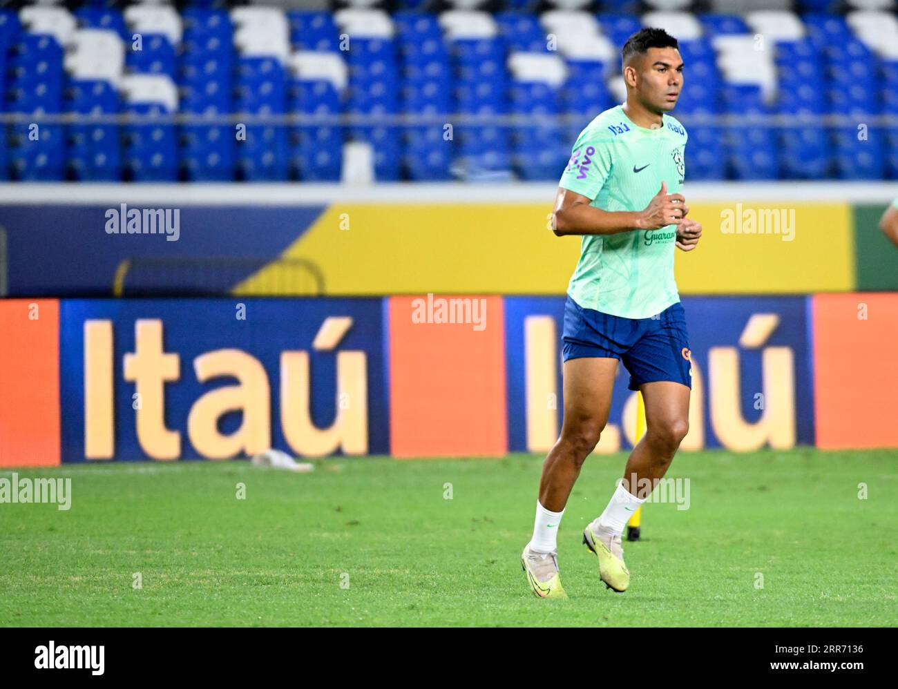 Belém do Pará-Brazil, September 6, 2023, the first training session of ...