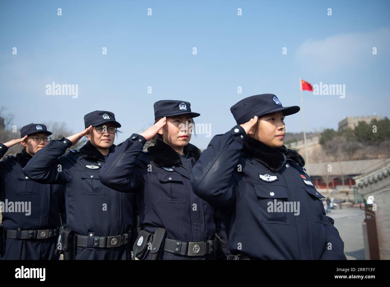 Wall policewomen hi-res stock photography and images - Alamy