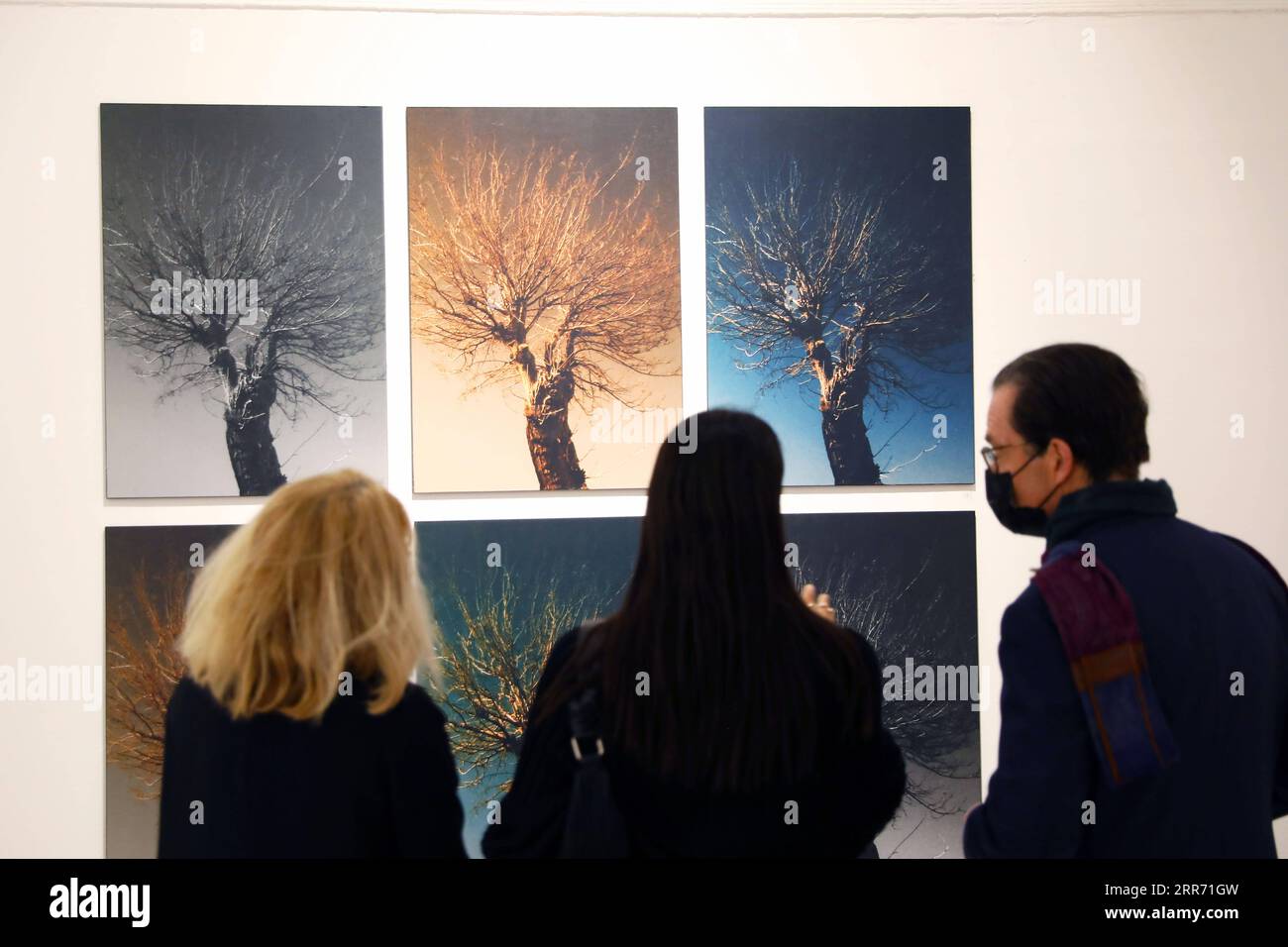 210308 -- CAIRO, March 8, 2021 -- People visit an exhibition entitled ...