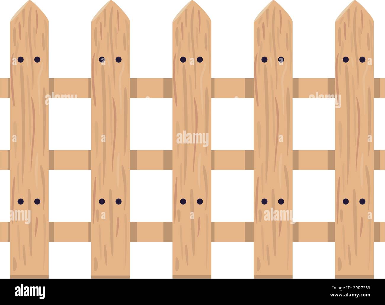 Old farm fencing Stock Vector Images - Alamy