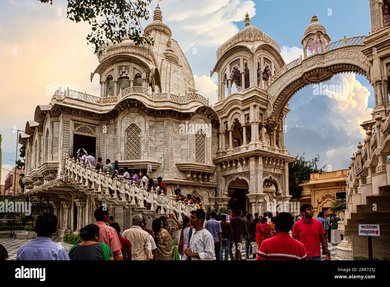 Krishna balaram temple vrindavan hi-res stock photography and images ...