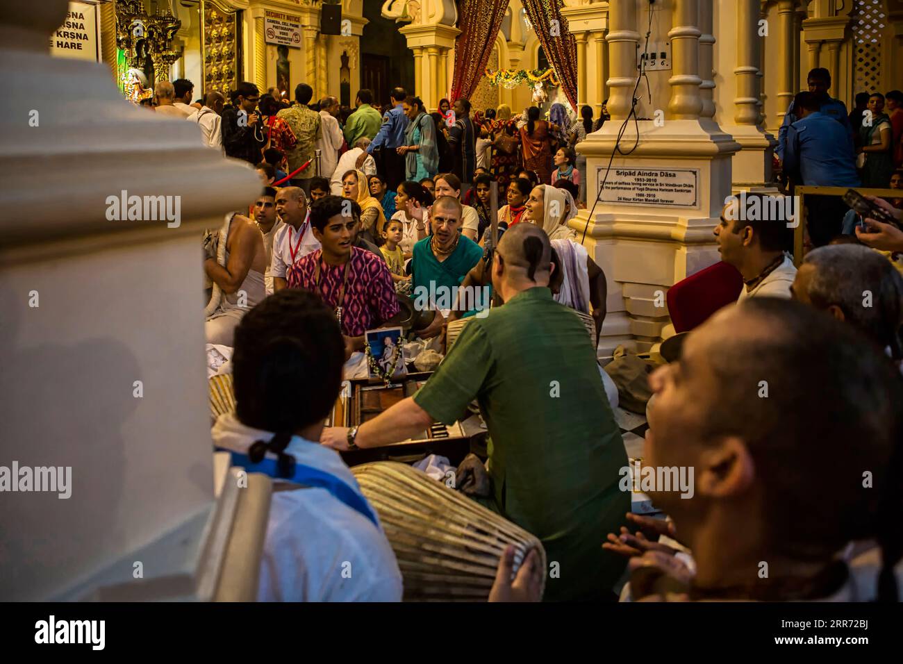 Vrindavan, Uttar Pradesh, October 19th 2019: In the evening time ...