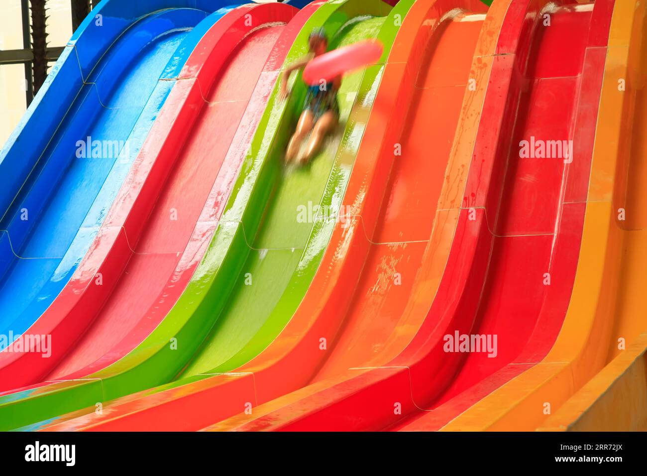 Rainbow water slides hi-res stock photography and images - Alamy