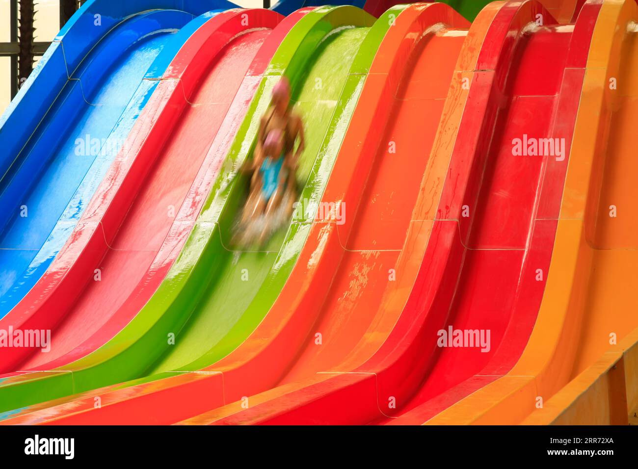 Rainbow water slides hi-res stock photography and images - Alamy