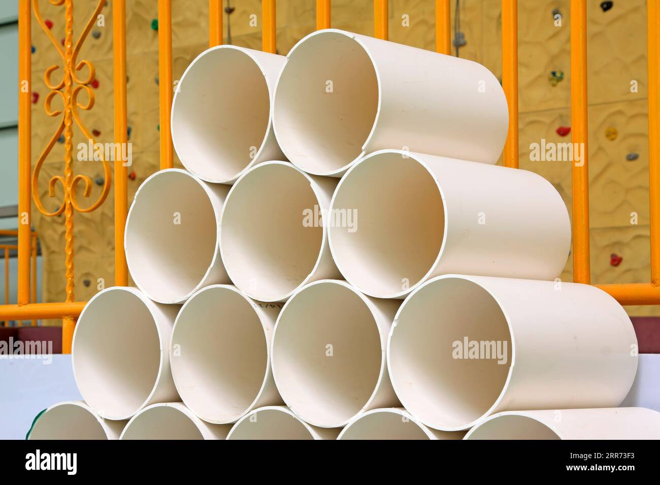 Polyethylene plastic pipe, closeup of photo Stock Photo - Alamy