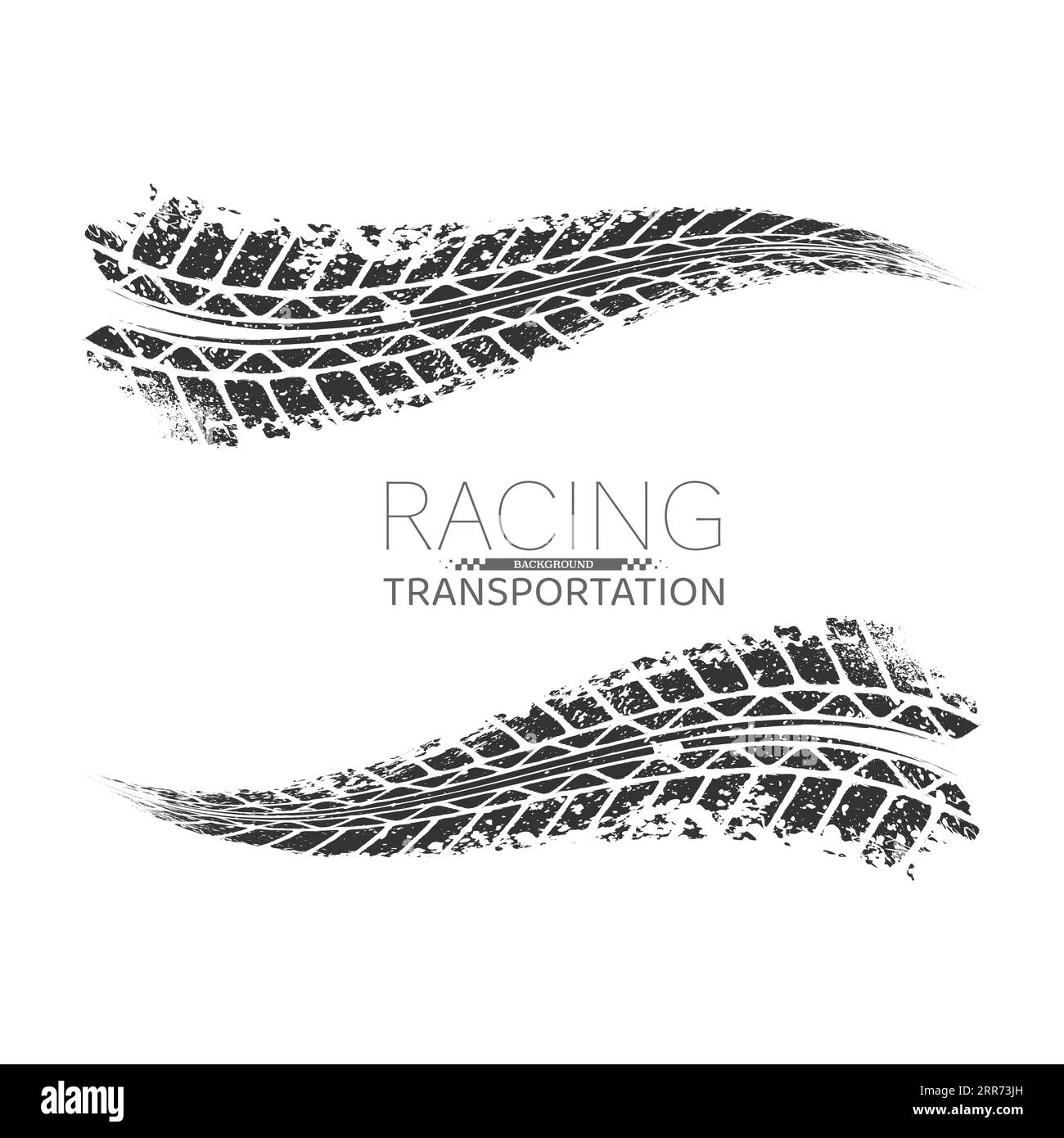 Grunge horizontal tire track warp logo Stock Vector Image & Art - Alamy